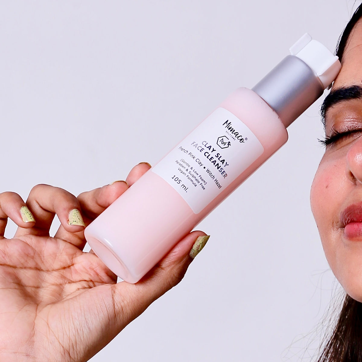 Clay Slay - FACE CLEANSER with French Pink Clay & Witch Hazel, mild, l ...